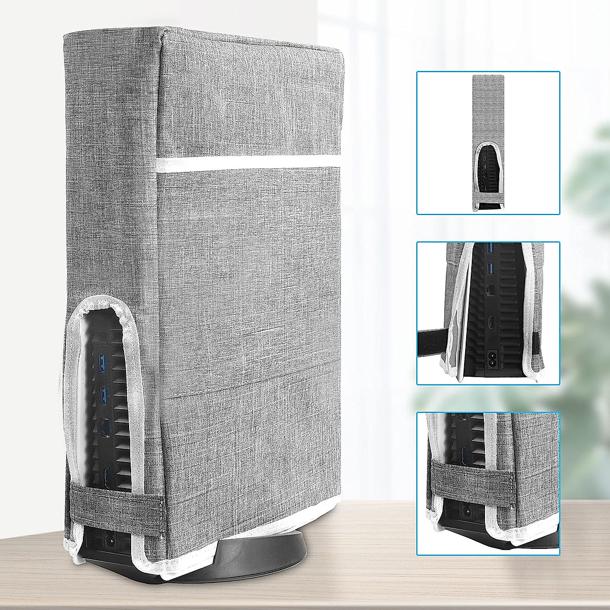 PS5 Dust Cover for Playstation 5 Console Disc Edition & Digital Edition Waterproof and Dust Protector