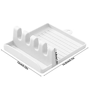 Chistepper 2 Packs Paint Brush Holder Paint Brush Stand Rest with 5 Slots Watercolor Oil Acrylic Painting