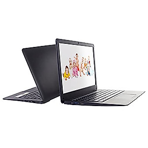 Goldengulf Portable 12.5" HD Laptop Computer 6GB ROM 64GB RAM Windows 10 Preinstalled Intel Quad Core Netbook Thin & Light Bluetooth Webcam HDMI Zoom Long Battery Life (Black)