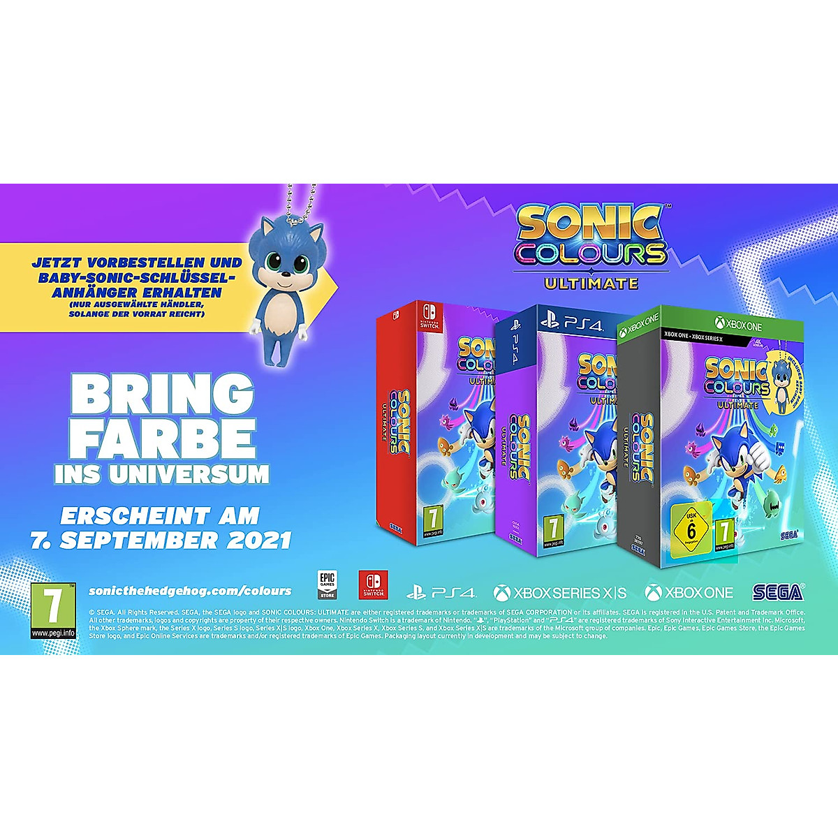 Sonic Colours: Ultimate Launch Edition (Playstation 4) [AT-PEGI]