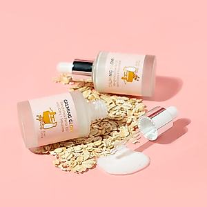 FACETORY Oats Calming Glow Weightless Facial Oil with Oats and Squalane - Calming, Redness Relief, Anti-inflammatory, Moisturizing Facial Oil, 30ml/ 1.01 fl oz