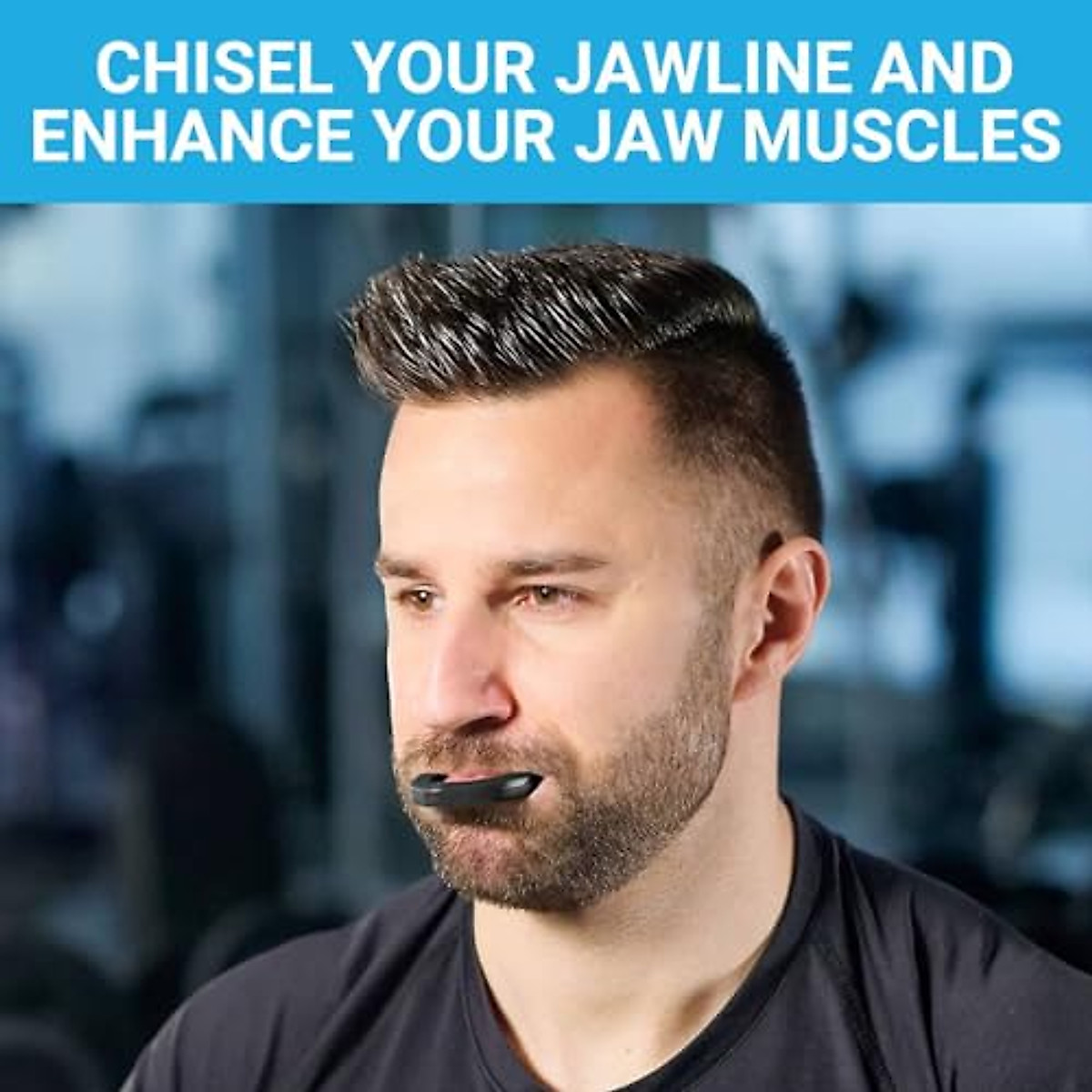 Tilcare Jawline Exerciser Jaw Exerciser for Men and Women That Helps to Workout Your Jaw, Neck and Tone Your face with Exercise - Face Slimmer That Will Chisel Your Jawline - Elite Level 70lb