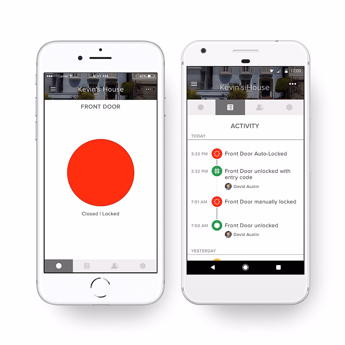 August Smart Lock Pro + Connect Hub - Wi-Fi Smart Lock for Keyless Entry - Works with Alexa, Google Assistant, and more – Silver