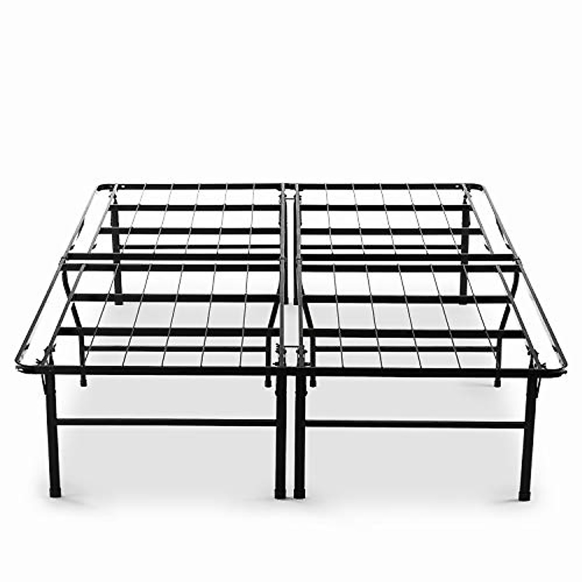 Zinus Casey 18-Inch SmartBase Mattress Foundation | 4"; High Extra for Under Bed Storage | No Box Spring Required | Full & Headboard Bracket, Set of 2 for use with 18 inch Premium Smartbase