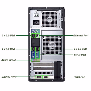 Dell OptiPlex 9020 Tower Computer Desktop PC, Intel Core i7-4970K 4.00GHz, 16GB Ram, 128GB M.2 SSD, 1 TB HDD, WiFi | Bluetooth, DVD Drive, Nvidia GeForce GT 1030 2GB DDR5, Windows 10 Pro (Renewed)