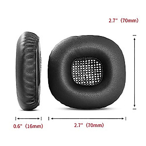 YDYBZB Replacement Earpad Ear Pad Cushion Compatible with Marshall Major Major II/Major II Bluetooth Headphones Repair Parts (Black 2)