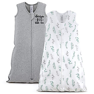 The Peanutshell Wearable Blanket Sleep Sack for Baby Girls, Farmhouse Floral, Sizes up to 12 Months (Small/Medium)