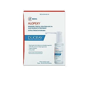 Ducray Alopexy Minoxidil Men's Topical 5 Percent Solution, 2 fl. oz.
