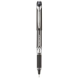 PILOT Precise Grip Liquid Ink Rolling Ball Stick Pens, Bold Point, Black Ink, 12-Pack (28901)