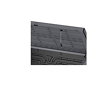 Duramax Cedargrain StoreAway 1200L Plastic Garden Storage Shed/Flat Lid - Outdoor Storage Bike Shed – Durable & Strong Construction– Ideal for Tools, Bikes, BBQs & 2X 240L Bins, 145x85x125 cm, Grey