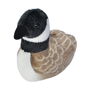 Wild Republic Audubon Birds Canada Goose Plush with Authentic Bird Sound, Stuffed Animal, Bird Toys for Kids and Birders, 5 inches