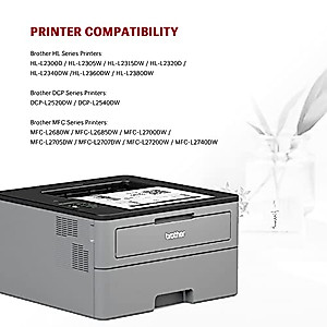 TN660 TN630 TN-660 TN-630 TN 660 TN 630 Toner Cartridge Replacement 10,400 Pages Yield/2 Pack Compatible with Brother Printer with DCP-L2540DW HL-L2300D HL-L2380DW HL-L2320D (Black, 2 PCS)