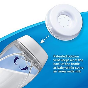 Playtex Baby Ventaire Bottle, Helps Prevent Colic & Reflux, Clear, 9 Oz, 5 Count - Pack of 1