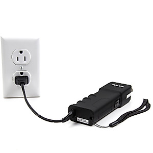 POLICE Stun Gun with LED Flashlight - 928 (Jet Black)