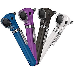 WelchAllyn Pocket LED Fiber-optic Otoscope with AA Battery Handle (PLUM)