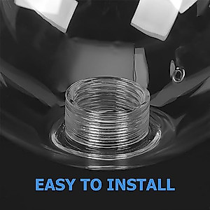 Glass Globe Lamp Shade Clear Ball Lampshade Cover Wall Sconces Chandelier Fixture Replacement Globes for Pendant Light Wall lamp