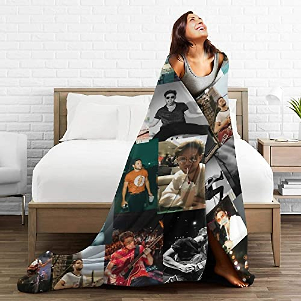 DanaJLessard Flannel Blanket Niall Singer Horan Throws Blanket Fleece Air Conditioning Blankets All Season 60"x50"