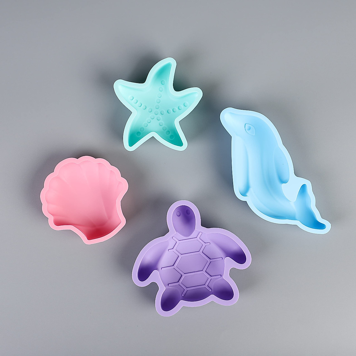 BLUE GINKGO Silicone Beach Toys - Modern Travel Friendly Beach Set | Bucket, Shovel, 4 Sand Molds, Beach Bag | Sand Toys for Toddlers, Kids - Pink