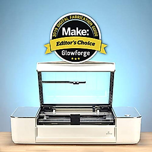 Glowforge Plus 3D Laser Printer – The Fast, Easy, and Powerful Tool for Wood, Leather, Craft, Paper, Fabric, and DIY. The Ultimate Hobby Laser Cutting & Engraving Machine