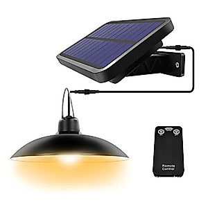 Camp Lights Double Head Solar Pendant Light Outdoor Indoor Solar Lamp with Line Warm White/White Lighting for Camping Home Garden Yard (Emitting Color : 1 Head, Wattage : Warm White Light)