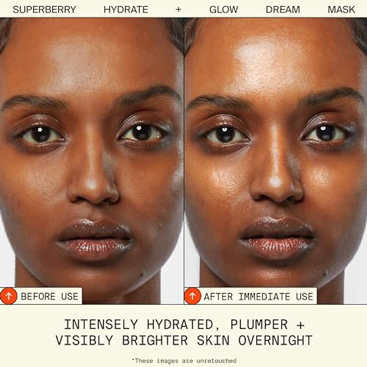 Youth To The People Superberry Glow Dream Mask - Brightening Overnight Face Mask + Hyaluronic Acid Night Moisturizer with Vitamin C & Squalane Oil for Even Skin Tone - Clean, Vegan Skincare (2oz)