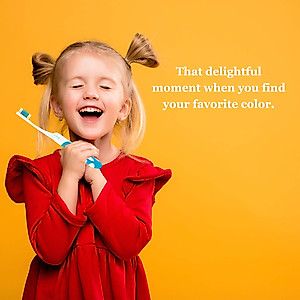 Bulk Travel Toothbrushes, Individually Wrapped Portable Toothbrush, Manual Disposable Travel Toothbrush Set for Adults, Medium Soft Large Head, Multi Color Travel Toothbrush Kit (50 Pack-Medium)