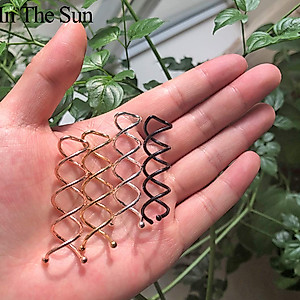 60Pcs Spiral Hair Pin Messen Bobby Hair Pins Spin Pins Non-Scratch Round Tips Twist Screw Hair Pin (Black/Silver/Gold/Rose Gold)