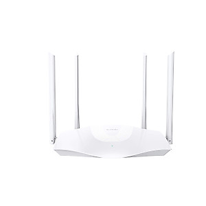 Tenda Wi-Fi 6 Router AX1800 Smart WiFi Router (RX3) -Dual Band Gigabit Wireless Internet Router，with MU-MIMO+OFDMA, 1.8GHz Quad-Core CPU, Up to 1200 Square Feet Coverage(4 Rooms) & 64 Devices