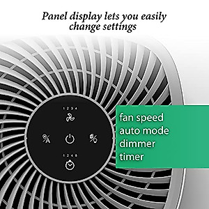 Grovpure Aspen H13 HEPA Air Purifier with UVC Light and Air Quality Indicator, 275 CFM CADR