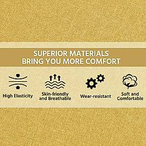 Yaheetech Modern Armchair, Mid Century Accent chair with Sturdy Wood Legs and High Back for Small Space, Upholstered Fabric Sofa Club Chair for Living Room/Bedroom/Office, Set of 2, Yellow