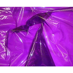 Gauge Tinted Plastic Vinyl Tinted 54 Inch Wide Fabric by The Yard Ships Rolled