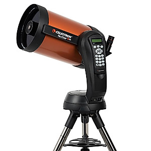 Celestron NexStar 8 SE Schmidt-Cassegrain Computerized Telescope, Bundle with Night Vision Flash Light, Sky Maps Book, 1.25" Moon Filter, Cleaning Kit