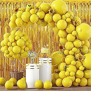 8Pcs Gold Backdrop Curtains, Gold Tinsel Foil Fringe Backdrop with Hanging Swirls, 3.3ft x 6.6ft Foil Fringe Curtains Backdrop Tinsel Curtain Streamer for Girl Women Party Birthday Decorations