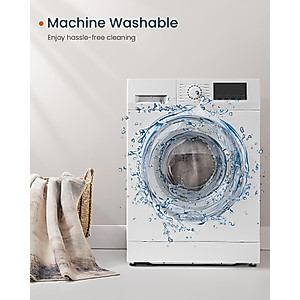 SONGMICS HOME Area Rug, 3x5 ft Rug for Living Room, Non-Slip Carpet, Modern Abstract Style, Home Decor, for Bedroom, Kitchen, Entryway, Dining Room, Machine Washable, Camel Brown UTAR072K01