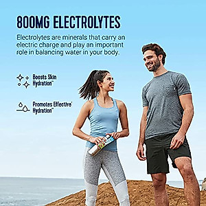 Vital Proteins Hydration + Collagen Powder Packets, Low Sodium Electrolyte Powder, Supplement Electrolyte Drink Mix, 1g Functional Sugar, 880mg Electrolytes, 100% DV Vitamin C - Lemon Lime, 21 Count