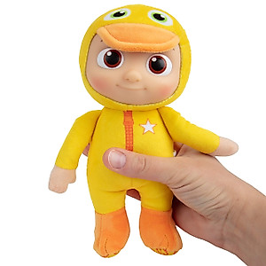 CoComelon 8" JJ Puppy & Duck Plush 2-Pack - Officially Licensed - Soft Stuffed Animal Doll Toy Figure - Valentine's Day Easter Basket Stuffer Gift for Kids, Boys, Girls, Toddlers, Preschoolers 18+mo