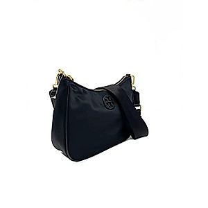 Tory Burch Nylon Web Mini Hobo in Black
