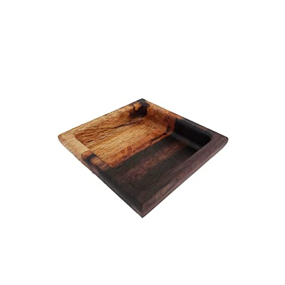 Catchall Tray 1 Section, Oak Wood Serving Tray Handmade by Hesse Woods from Sustainable Forests