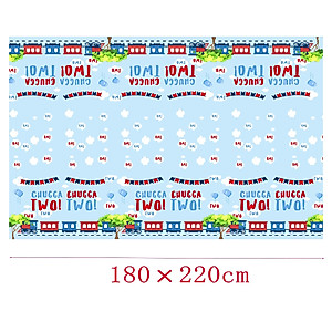 Chugga Chugga Two Two Party Supplies,Train 2nd Birthday Party Supplies,2nd Birthday Decorations For Boys,Chugga Chugga Two Two Party Decorations,