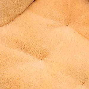 GEORPE Seat Back Cushion Long Plush Cartoon Chair Pad Comfortable Sofa Tatami Butt Mat Leg Waist Support Office