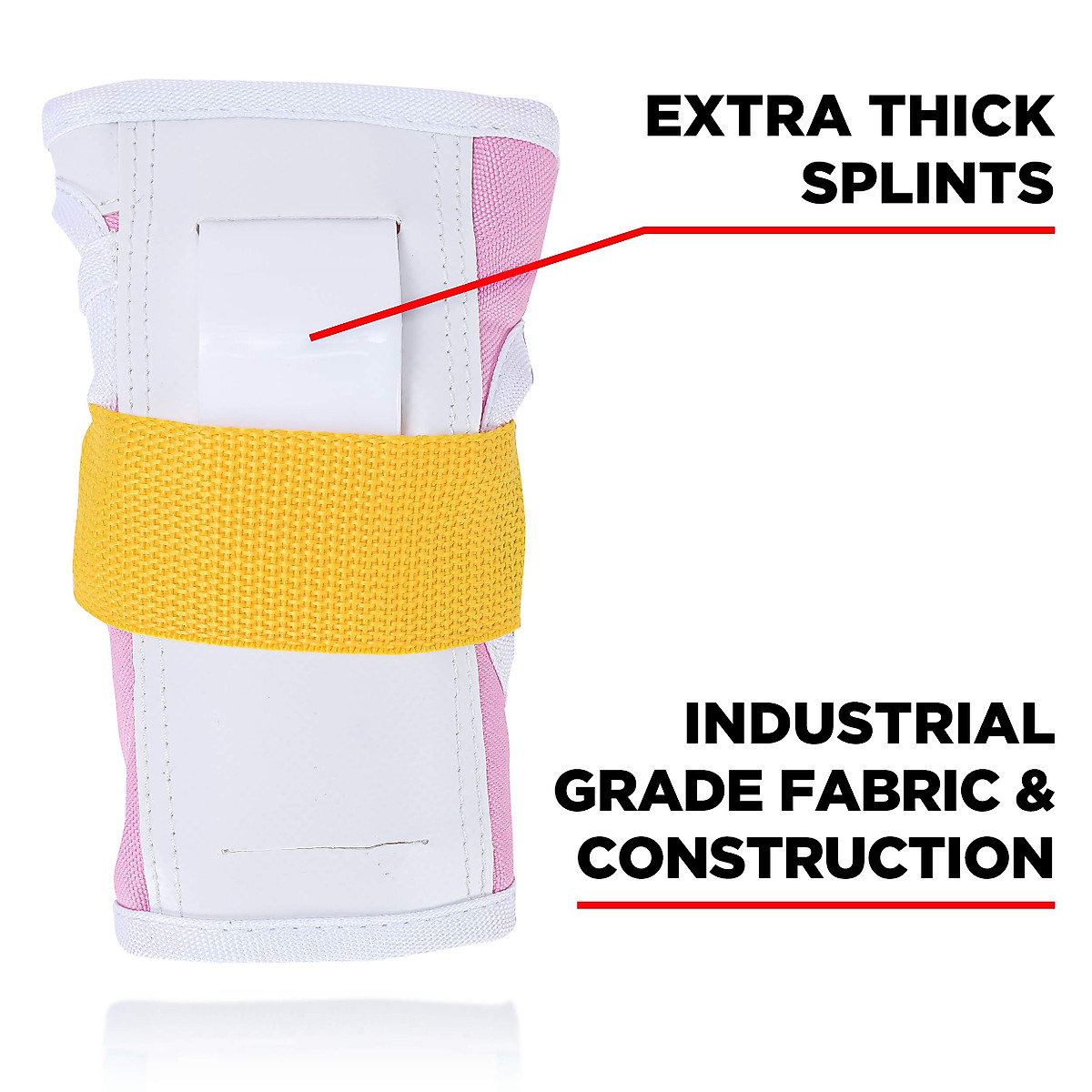 187 Killer Pads Moxi Skate Knee Pads, Elbow Pads, and Wrist Guards, Six Piece Pad Set, Pink, Junior