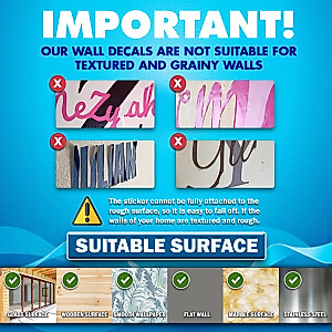 Farm Barn & Animals Personalized Name Nursery Wall Decal Vinyl Sticker | Multiple Font Options | Custom Kids Room Décor | Bedside Decals | Children’s Room | Car | Laptop (Large W 90" x H 72")