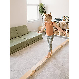 Piccalio® Acrobat | Wooden Montessori Gymnastics Balance Beam | Balance Board | Balancing Toy | Ages 18mo to 8yr