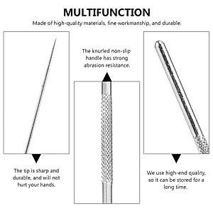 Baluue 8pcs Dissection Needle Stainless Steel Single End Probe Lab Bio Experiment Dissection Tools for Medical Students and Veterinary