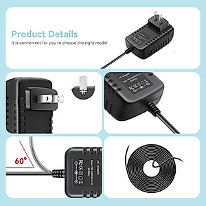 SLLEA AC/DC Adapter for Shure SBC-USB-MicroB USB Wall Charges Fit SB902 Li-Ion Batteries GLX-D Power Supply Cord Cable PS Wall Home Battery Charger Mains PSU
