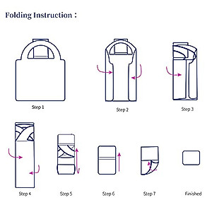 wyxis 5 Pack Eco Friendly Large Floral Tote Bag Foldable Nylon Groceries Bag Fits in Pocket