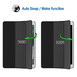 JETech Case for iPad Pro 10.5-Inch and iPad Air 3 (10.5-Inch 2019, 3rd Generation), Smart Cover Auto Wake/Sleep Cover (Black)