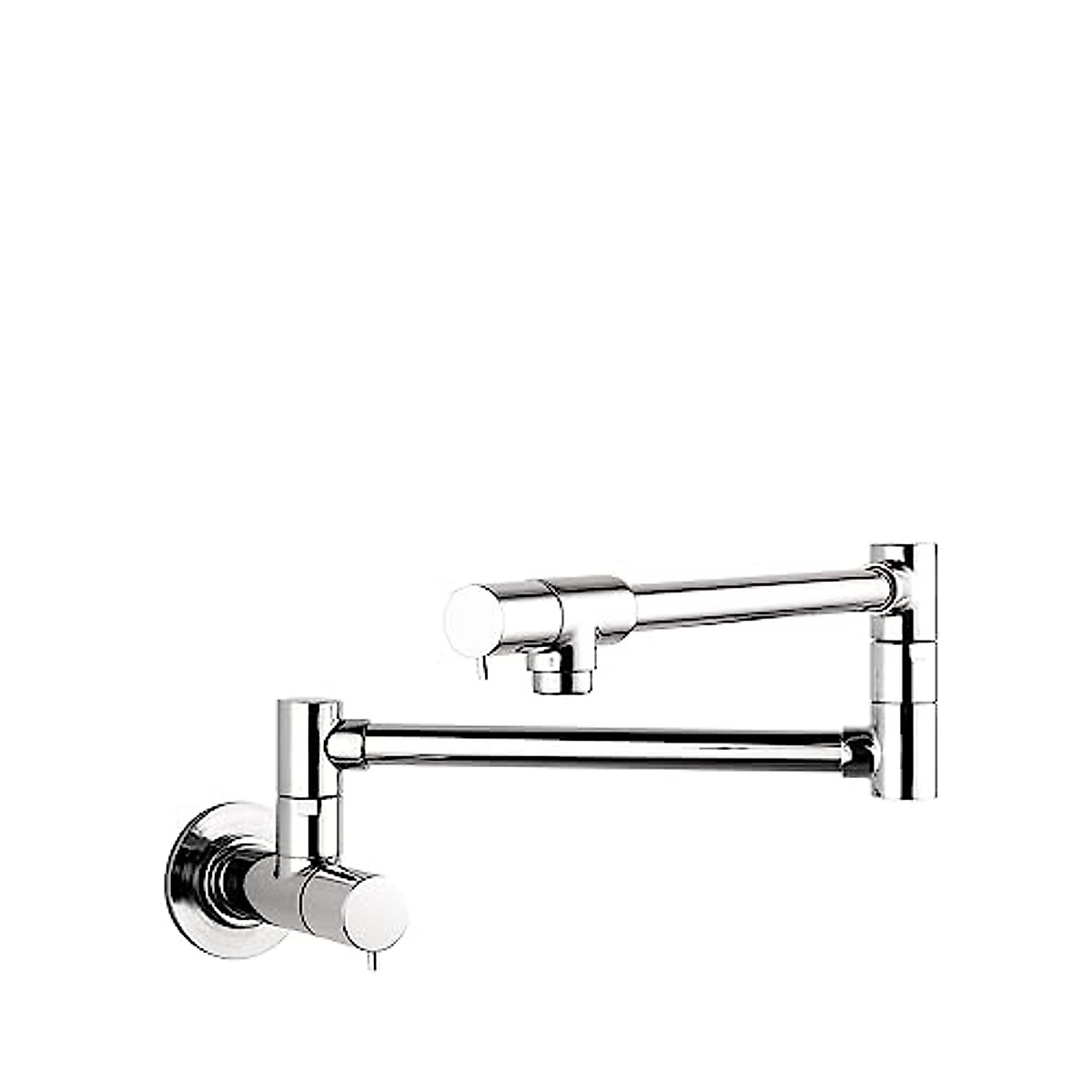hansgrohe 04057000 Talis S 8-inch Tall 2-Handle Pot Filler with 360-Degree Swivel in Chrome
