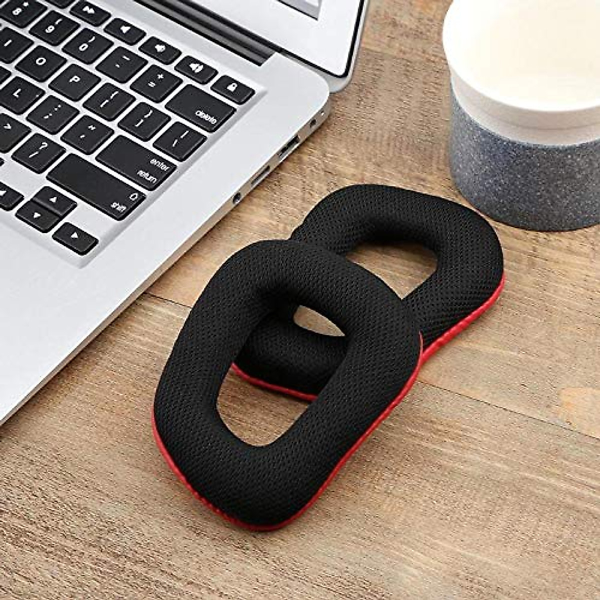 Phoncoo 1 Pair Replacement Soft Foam Ear Pads Headband Cushion pad for Logitech G430 G930 Headphones