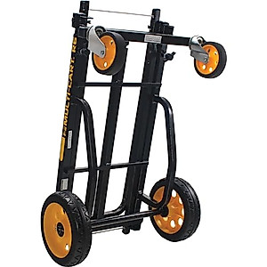 Advantus™ Multi-Cart® 8-in-1 Cart, 500 Lb Capacity, Black/Yellow